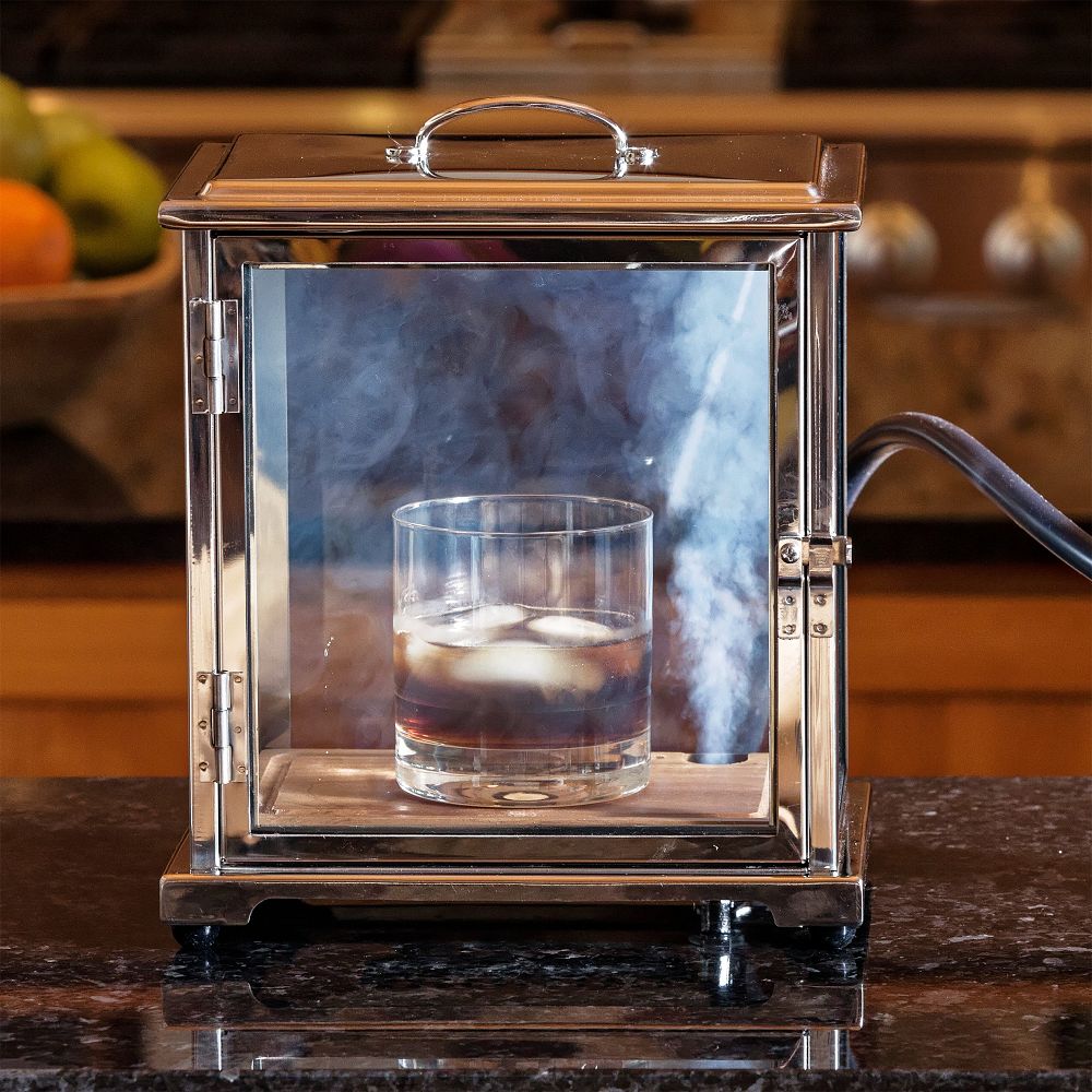 Crafthouse Glass Smoking Box w/ Smoker | West Elm