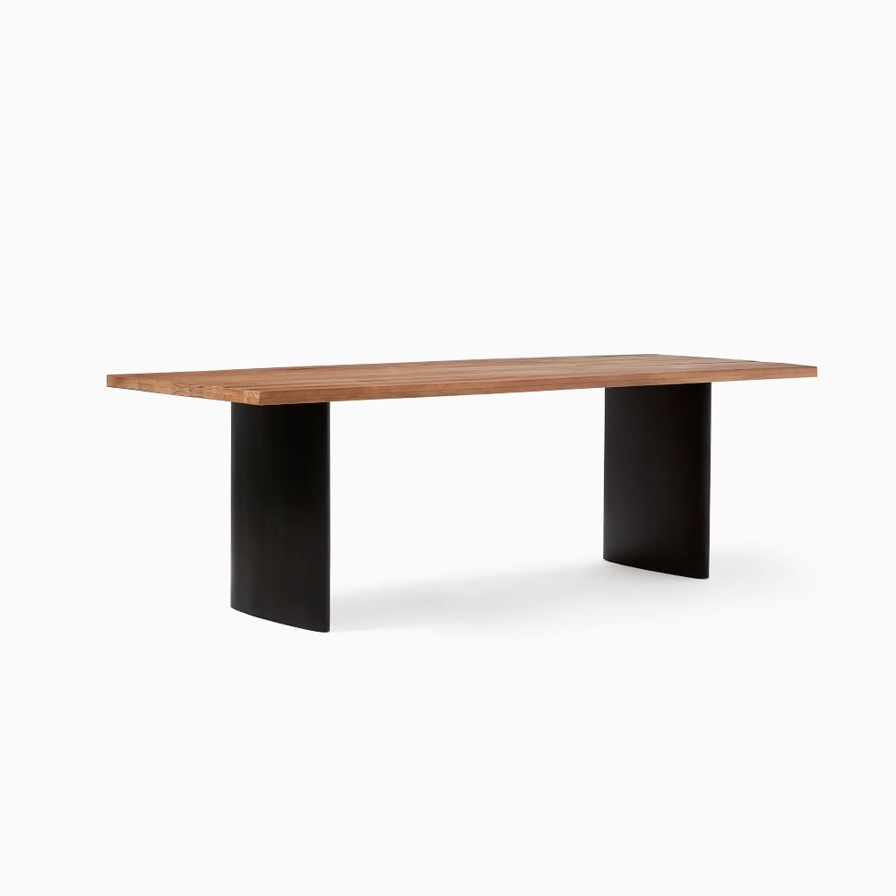 Campbell Plinth Dining Table (74", 94") | West Elm