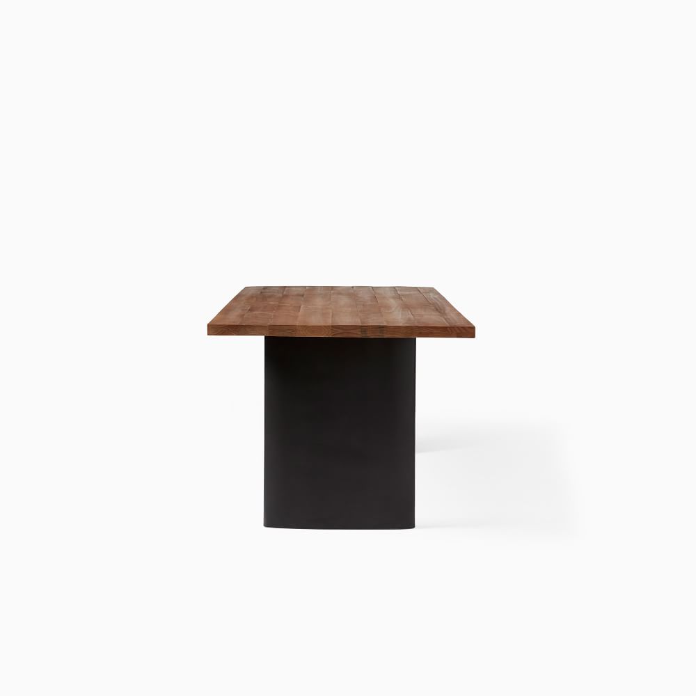 Campbell Plinth Dining Table (74", 94") | West Elm