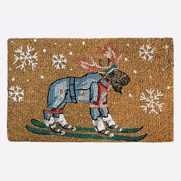 Dapper Moose Doormat | West Elm