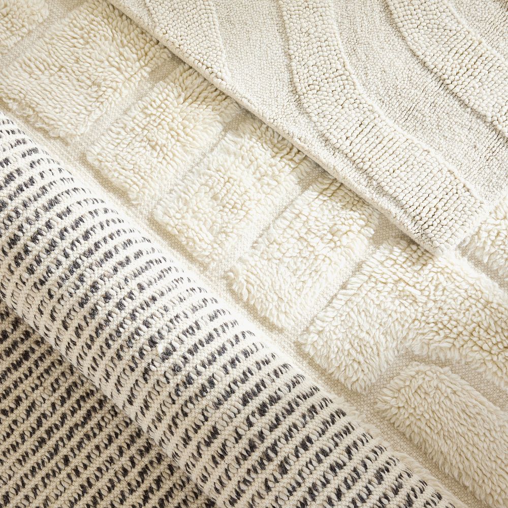 Cozy Striped Wool Rug | West Elm