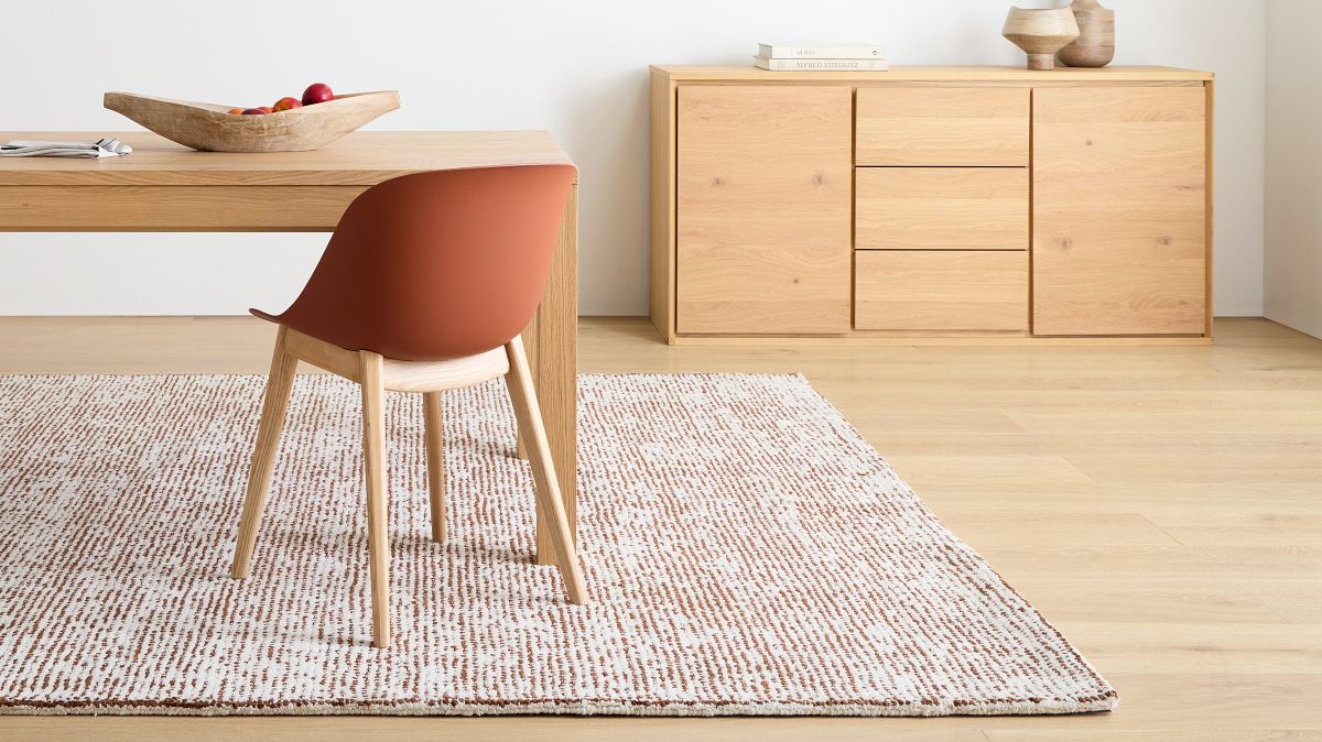 Striated Dots Rug | West Elm