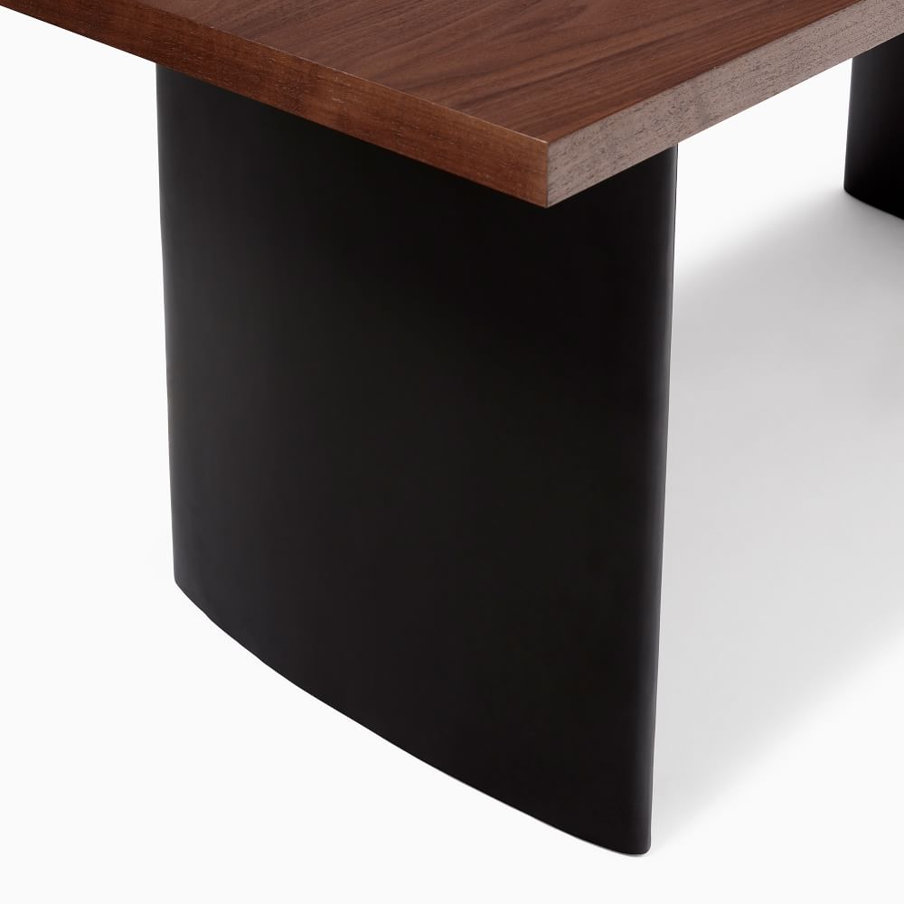Campbell Plinth Dining Table (74", 94") | West Elm