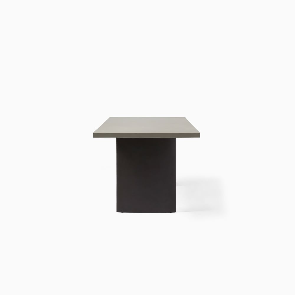 Campbell Plinth Dining Table (74", 94") | West Elm