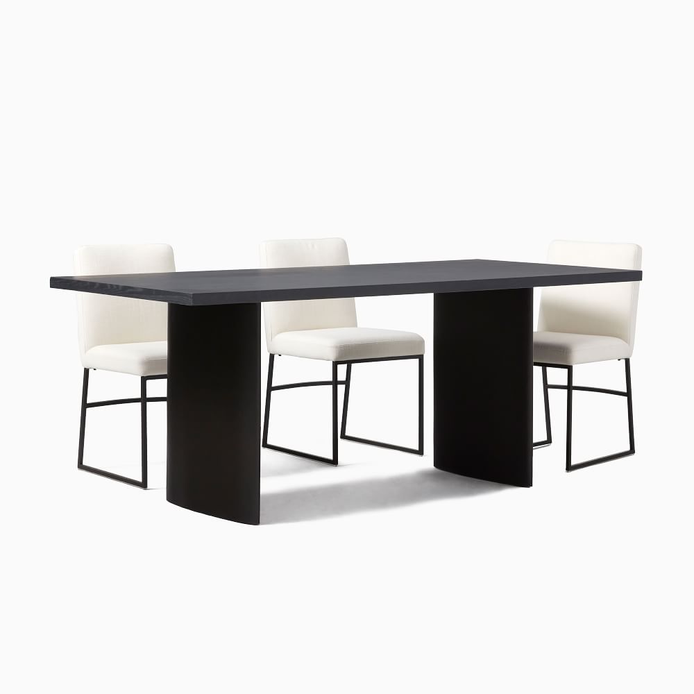 Campbell Plinth Dining Table (74", 94") | West Elm