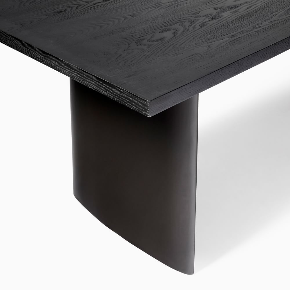 Campbell Plinth Dining Table (74", 94") | West Elm