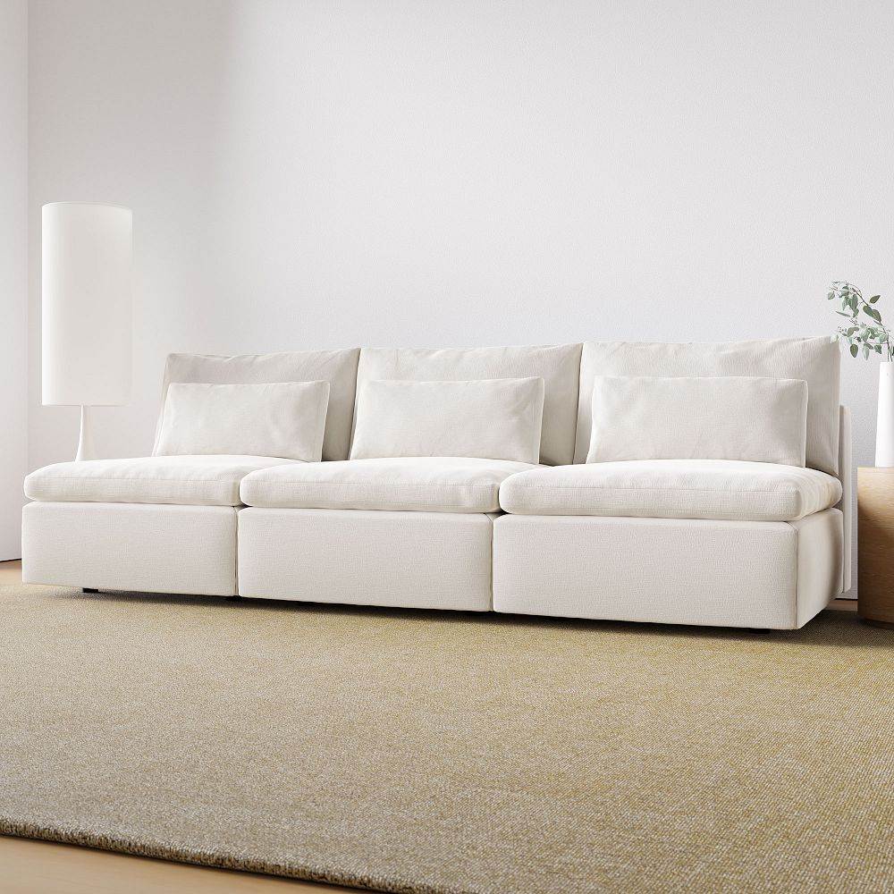 Harmony Modular Armless Sofa (70"–105") | West Elm