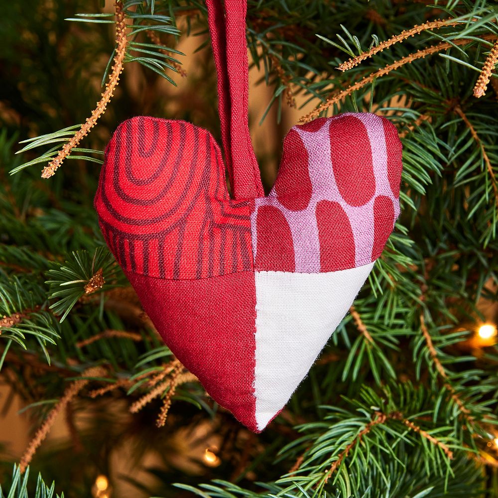 Marimekko Patchwork Ornaments - Set of 3 | West Elm