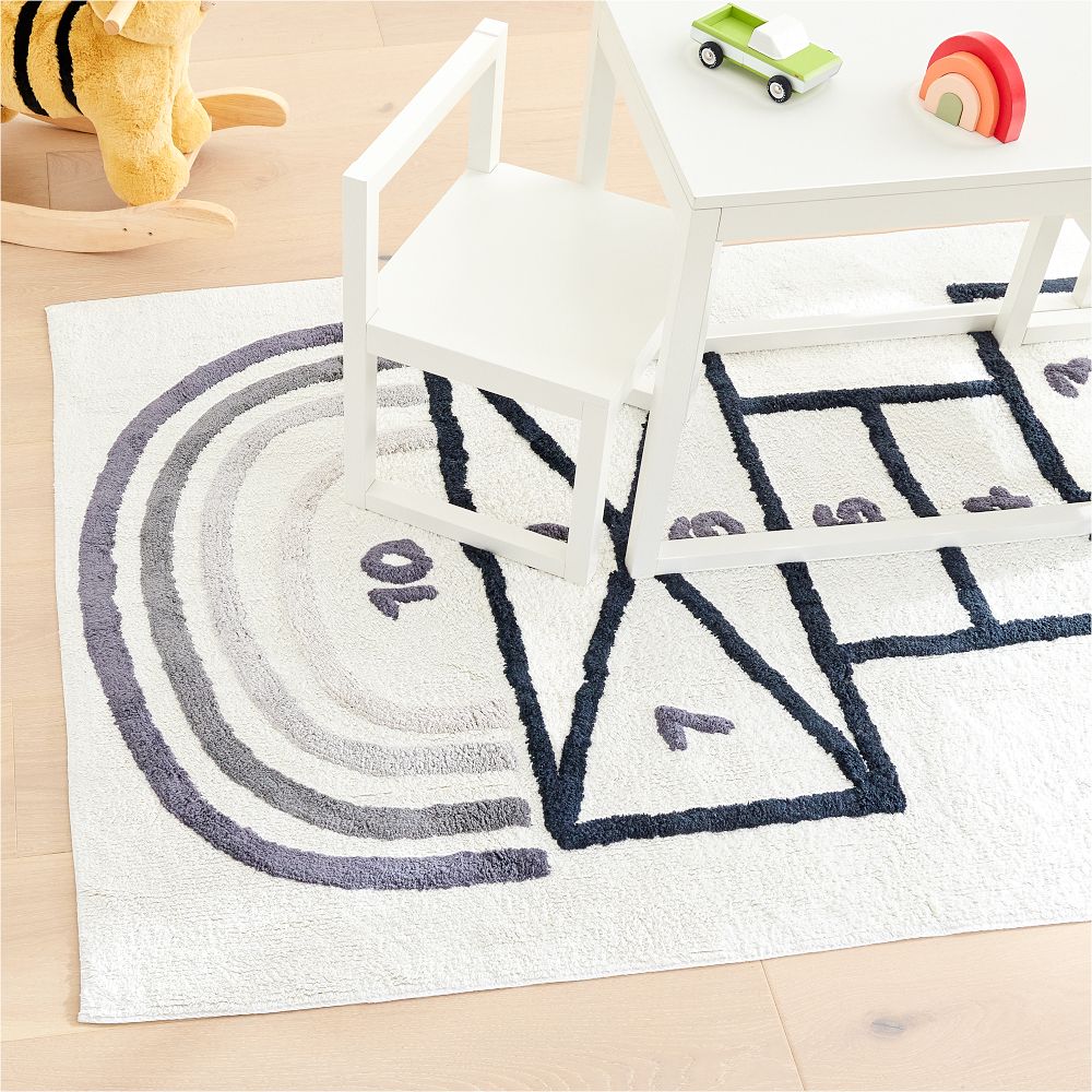 Washable Hopscotch Play Rug | West Elm