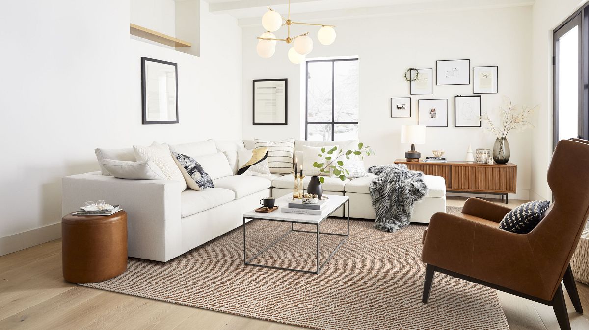 Striated Dots Rug | West Elm