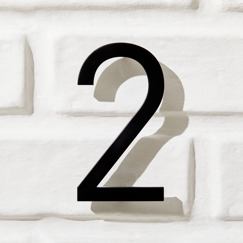 Modernist House Numbers - Black | West Elm