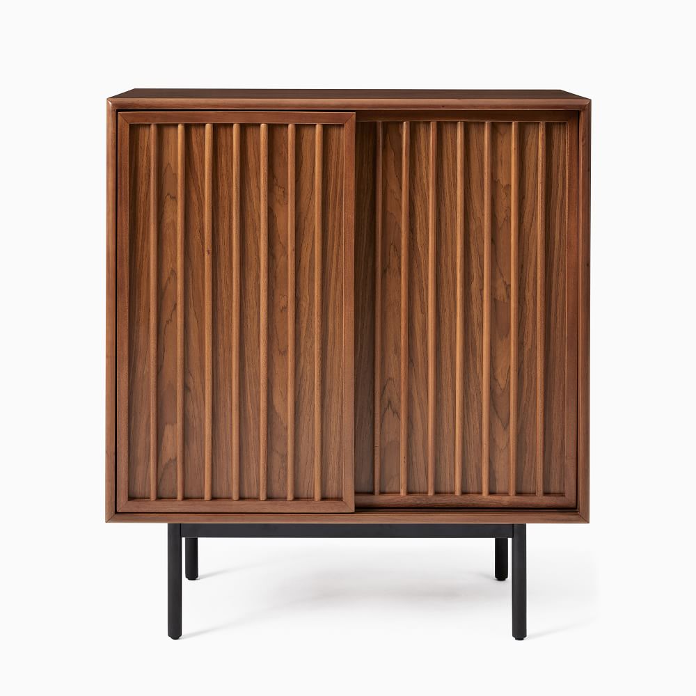 Slatted Bar Cabinet (32") | West Elm