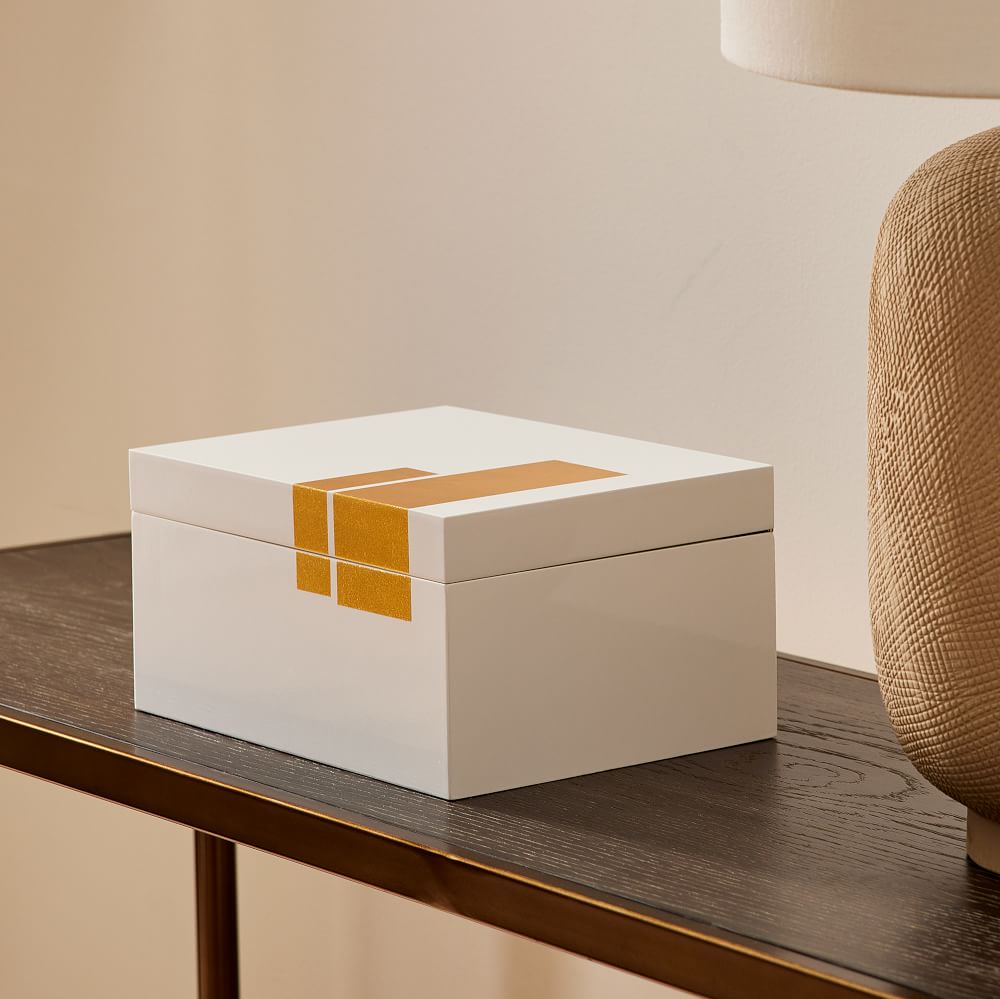 Luxe Lacquer Box, Jewelry Organization | West Elm