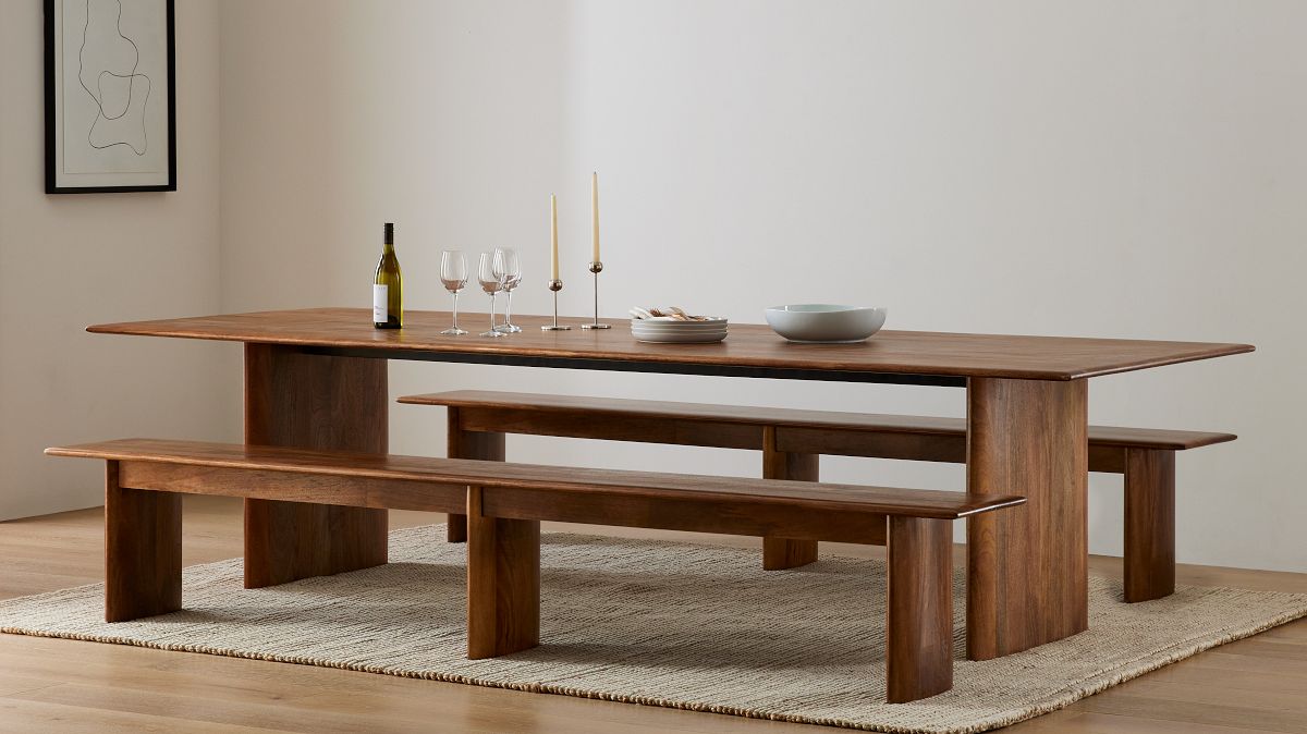 Anton Solid Wood Dining Table (72", 86", 120") | West Elm