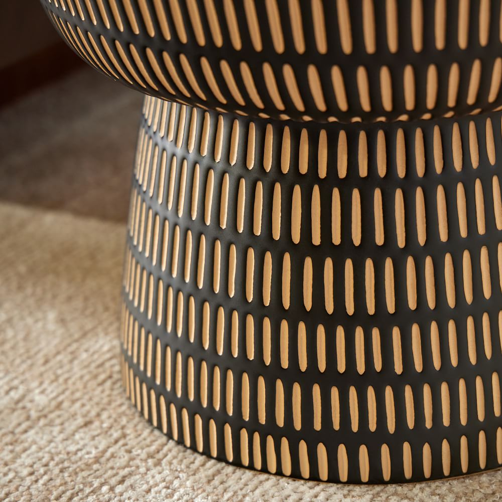 Faroe Textured Side Table (13") | West Elm