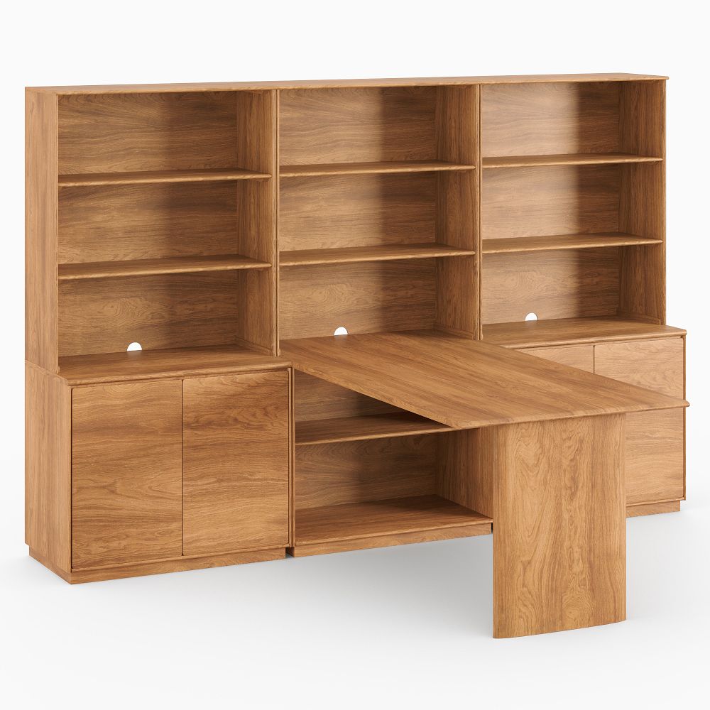 Anton Peninsula Desk Collection | West Elm