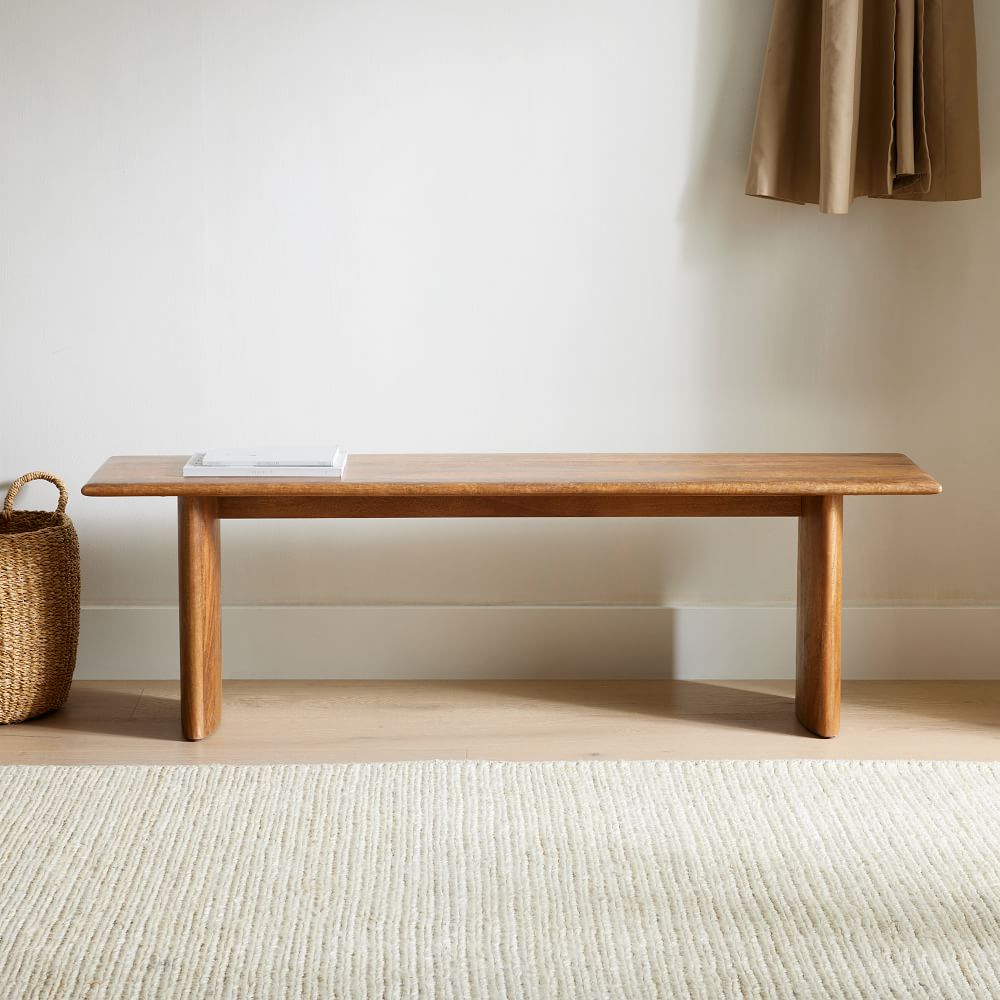 Anton Solid Wood Dining Bench (58"–106") | West Elm