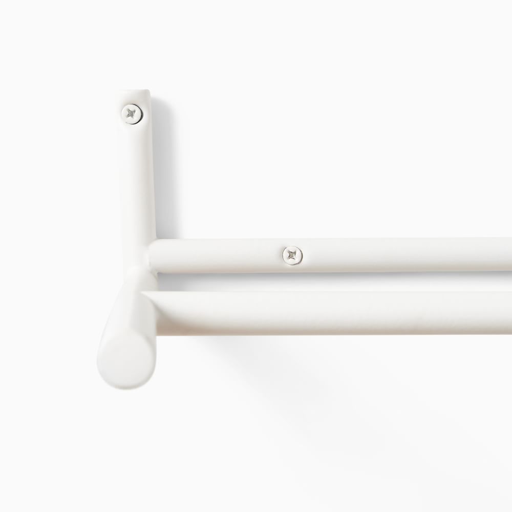 Floating Lines Single Shelves - White | West Elm