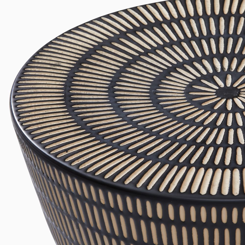 Faroe Textured Side Table (13") | West Elm