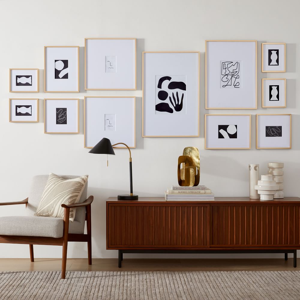 The Collector Long Gallery Frames Set (Set of 12) | West Elm