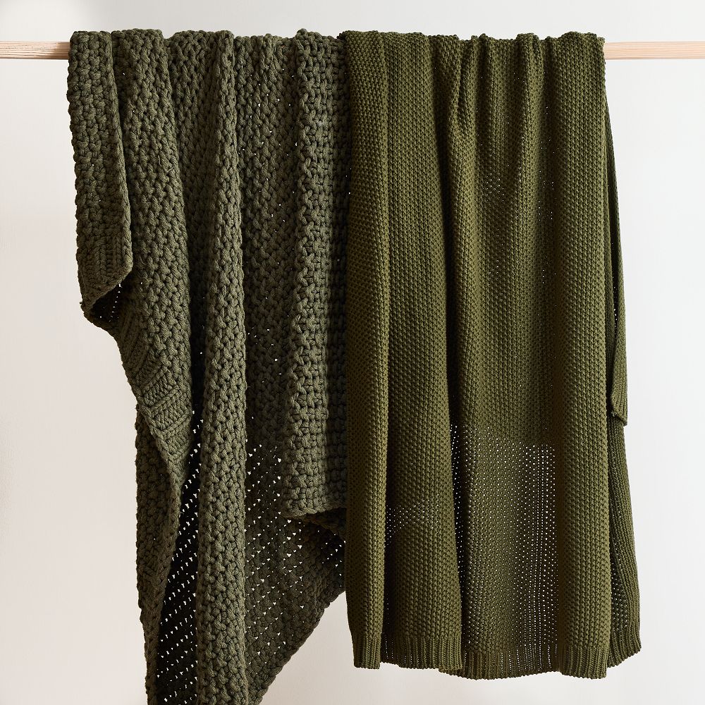 Cotton Knit Throws | West Elm
