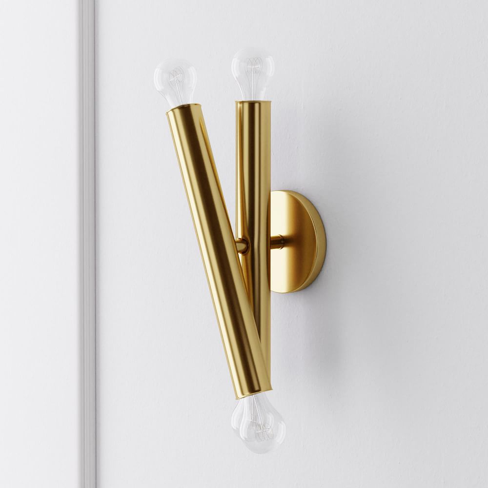 Trace Double Sconce | West Elm