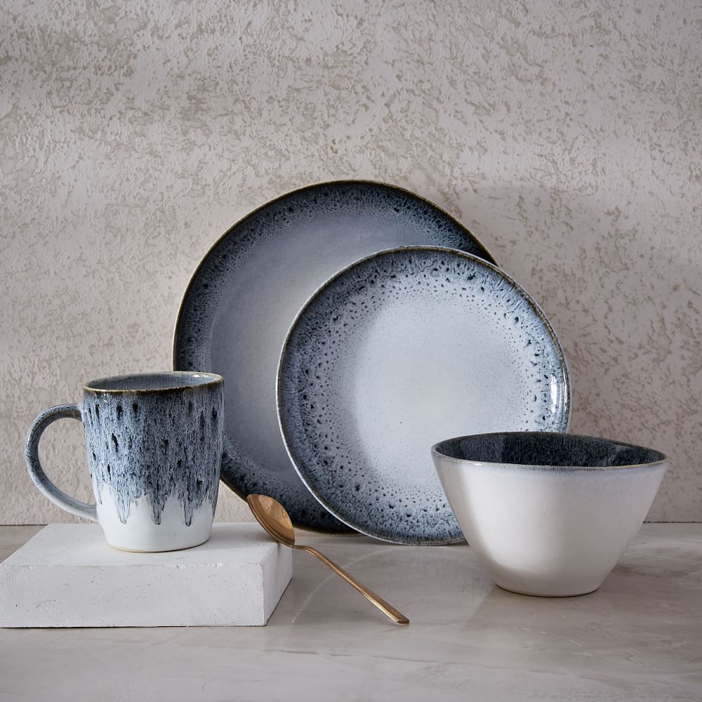 Reactive Glaze Stoneware Dinner Plate Sets | West Elm