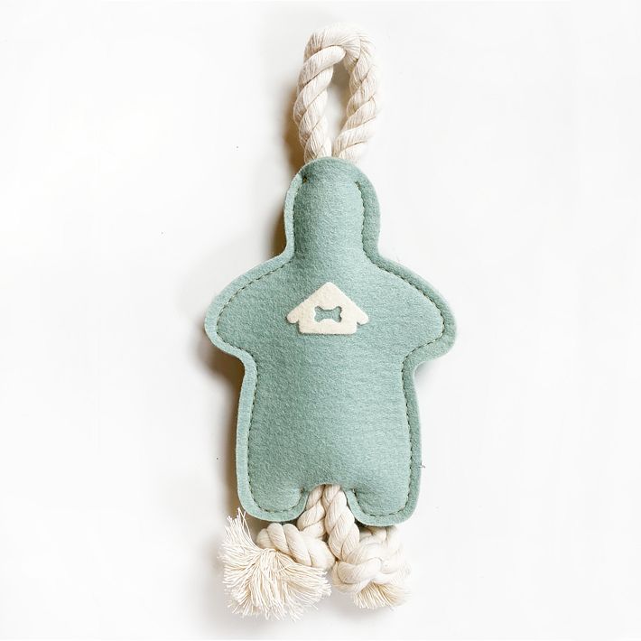 House Dogge Wool Boo Doo Binky Tug Toy | West Elm