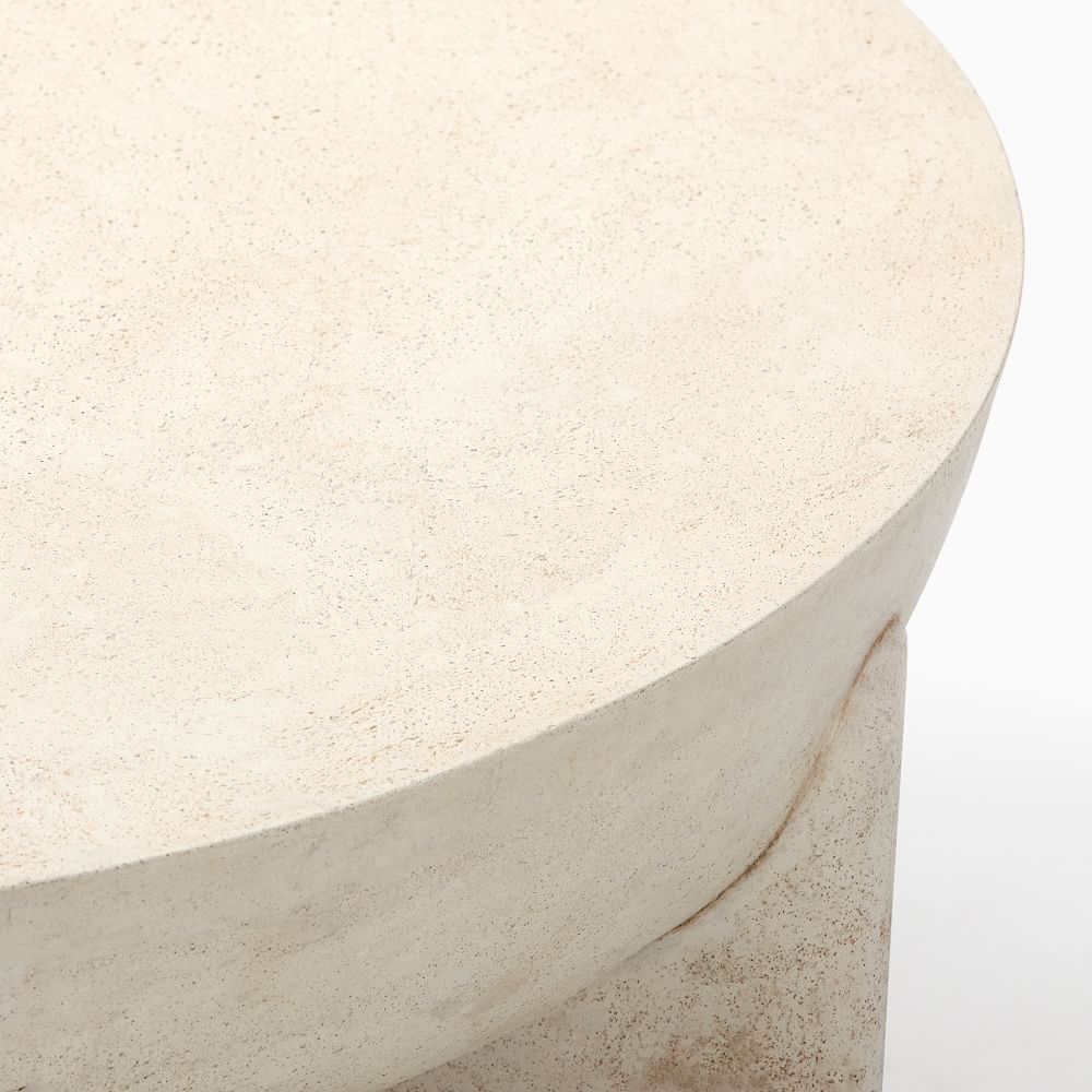 Monti Lava Stone Coffee Table (30") | West Elm