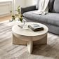 Monti Lava Stone Coffee Table (30") | West Elm