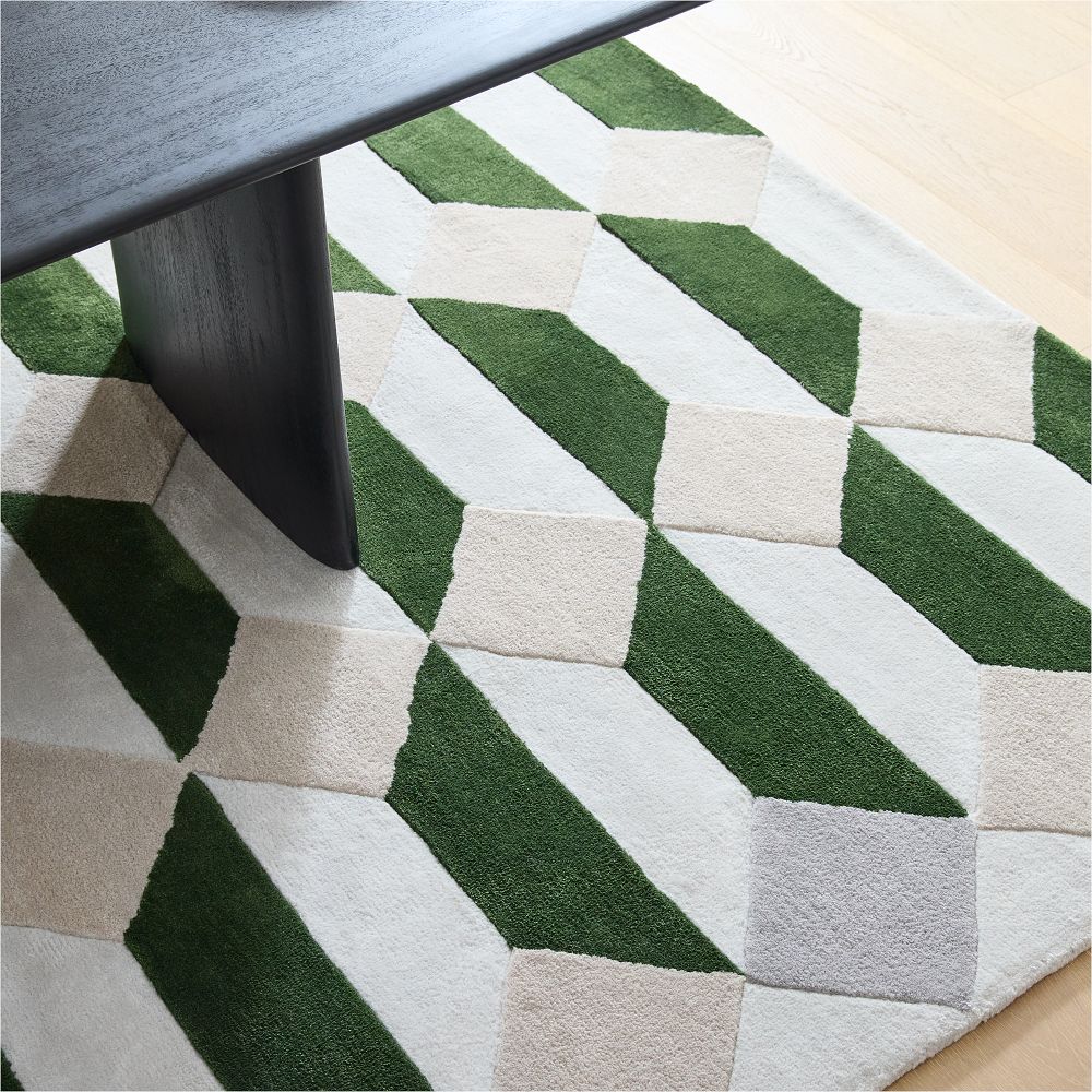 Faceted Tile Rug | West Elm