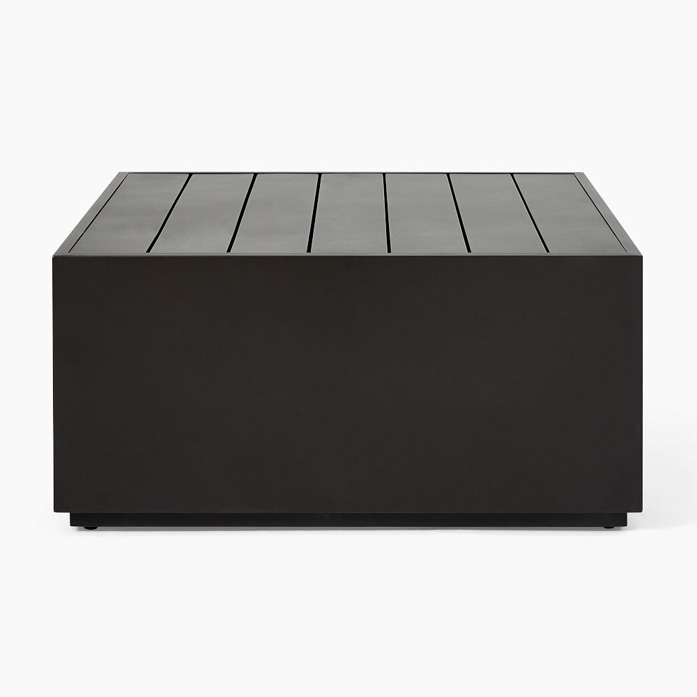 Volume Aluminum Outdoor Square Coffee Table (36") | West Elm