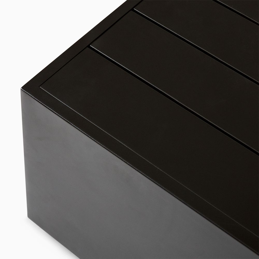 Volume Aluminum Outdoor Square Coffee Table (36") | West Elm