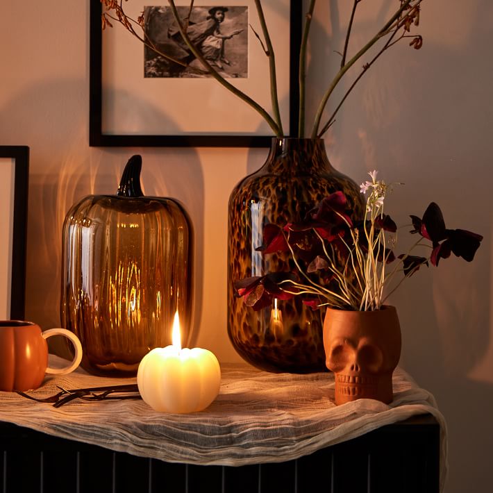 Terracotta Skull Vase | West Elm