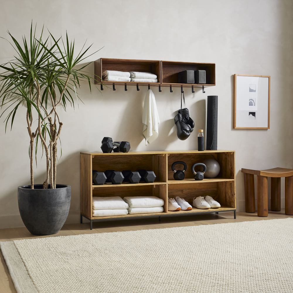 Industrial Open Storage Modular Bookcase (64") | West Elm