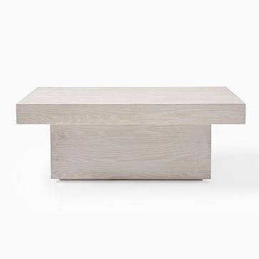 Volume Pedestal Coffee Table - Wood | Modern Living Room Furniture ...