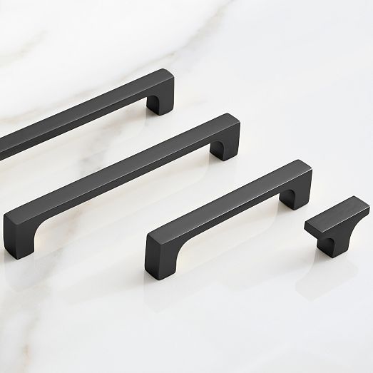 Abbington Drawer Hardware - Matte Black | West Elm
