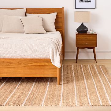 Graduated Stripe Jute Rug | West Elm