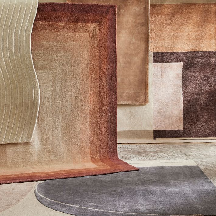 Ombre Border Rug | West Elm