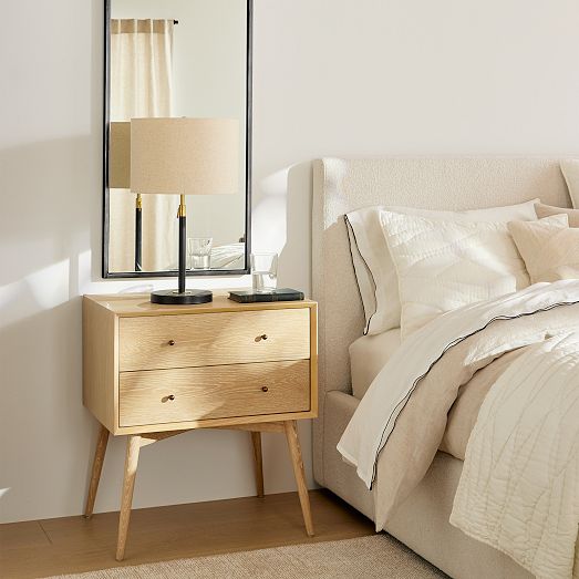 Metal Framed Long Rectangle Wall Mirror - 52"W x 20"H | West Elm