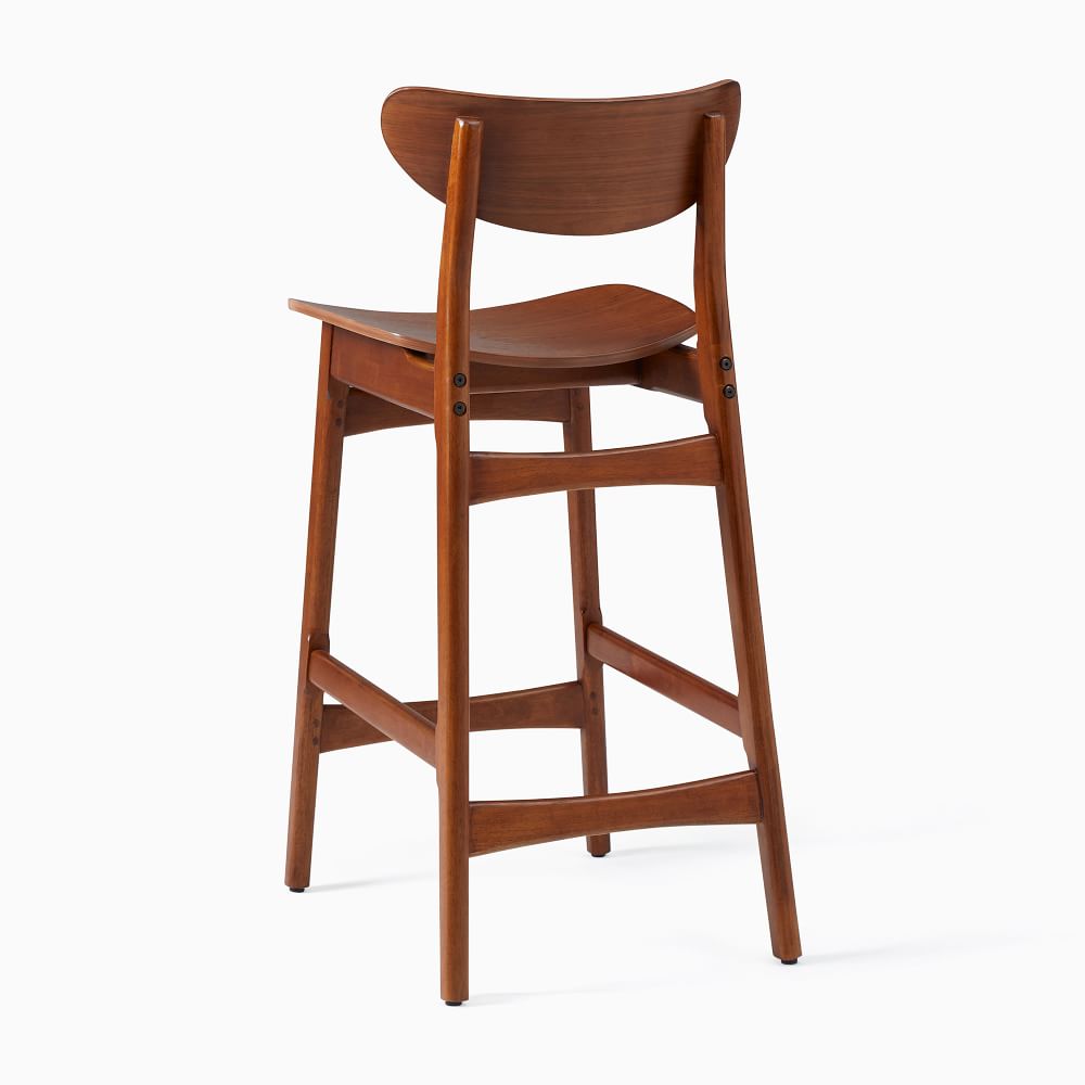 Classic Café Walnut Bar & Counter Stools | West Elm
