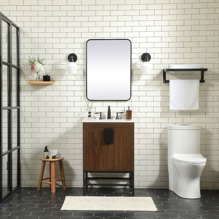 Bradshaw Single Bathroom Vanity (18"–48") | West Elm