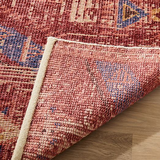 Hand-Knotted Triangle Motif Rug | West Elm