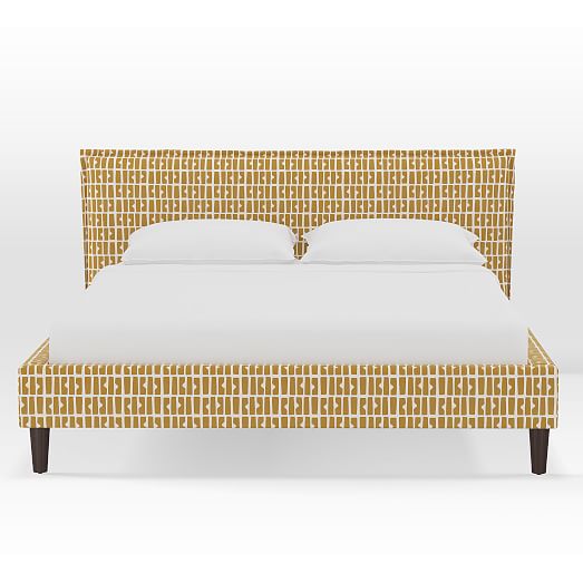 Knife Edge Platform Bed | West Elm