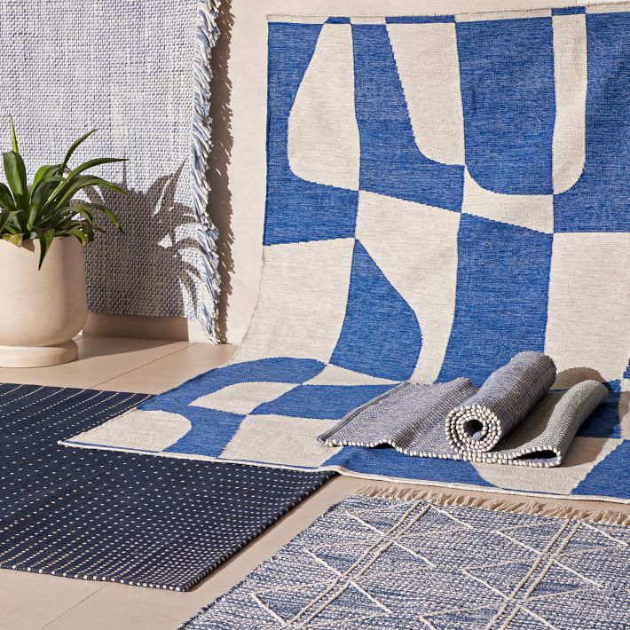 Rope Herringbone Outdoor Rug | West Elm