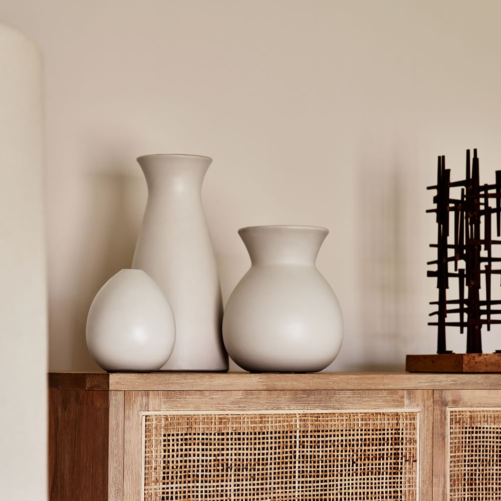 Pure White Ceramic Vases | West Elm