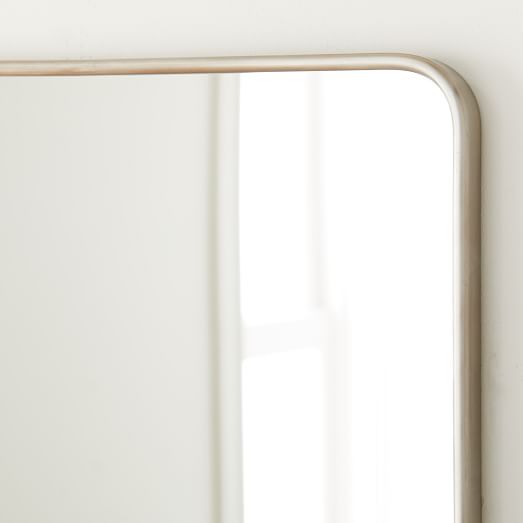 Streamline Rounded Edge Wall Mirror - 24"W x 36"H | West Elm