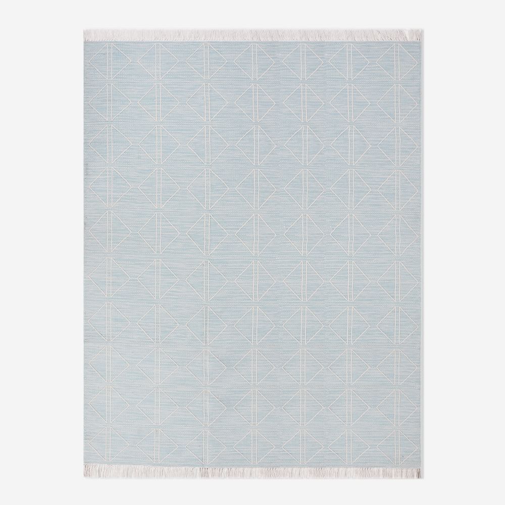 Reflected Diamonds Outdoor Rug | West Elm