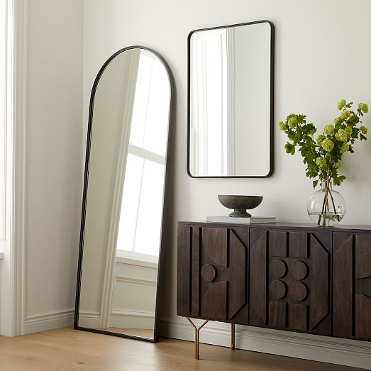 Streamline Rounded Edge Wall Mirror - 24"W x 36"H | West Elm