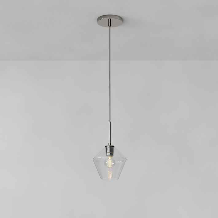 Sculptural Geo Plug-In Pendant | West Elm